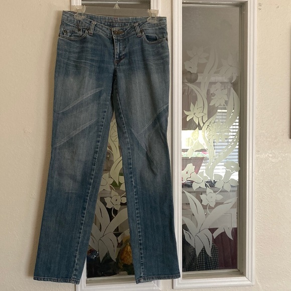 Boom Boom Jeans | Jeans | Boom Boom Distress Thigh Jeans Sz 5 | Poshmark